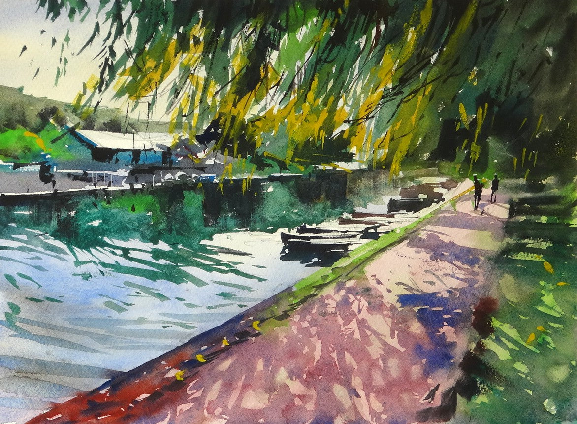 Painting the Thames at Henley: Capturing Light and Shade – timwilmot